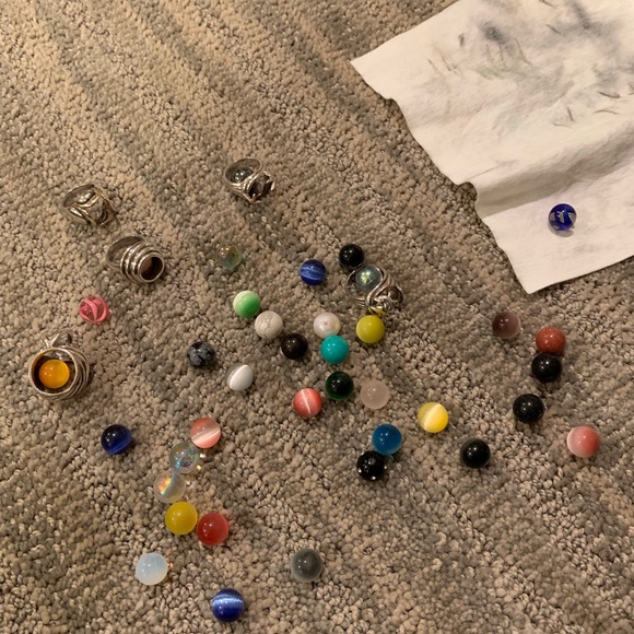 Jewelry | Copy Ball Rings Silver Includes 5 Orbs | Poshmark